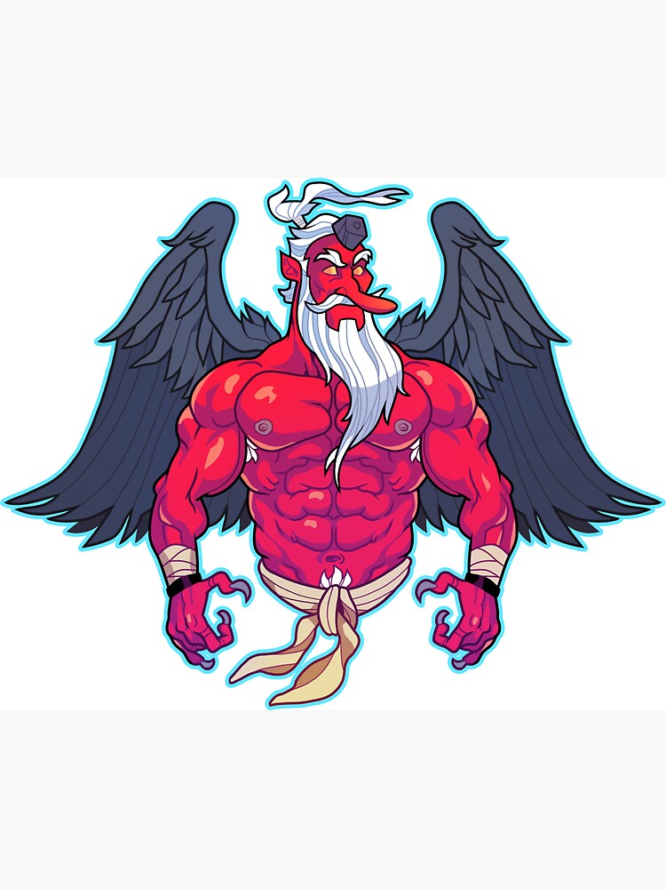 "Master Tengu" Magnet for Sale by vincettiart | Redbubble
