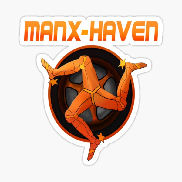 "3 Legs Man Logo 1" Sticker for Sale by manxhaven | Redbubble