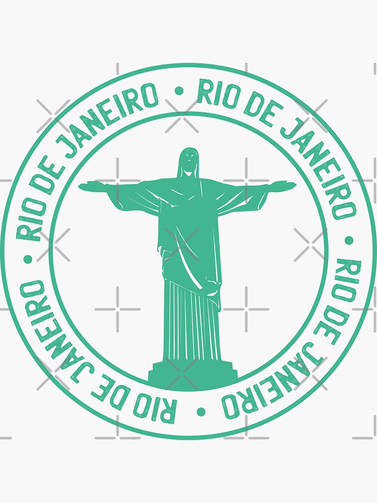 "Rio De Janeiro Passport style stamp" Sticker for Sale by Karl Perkins ...