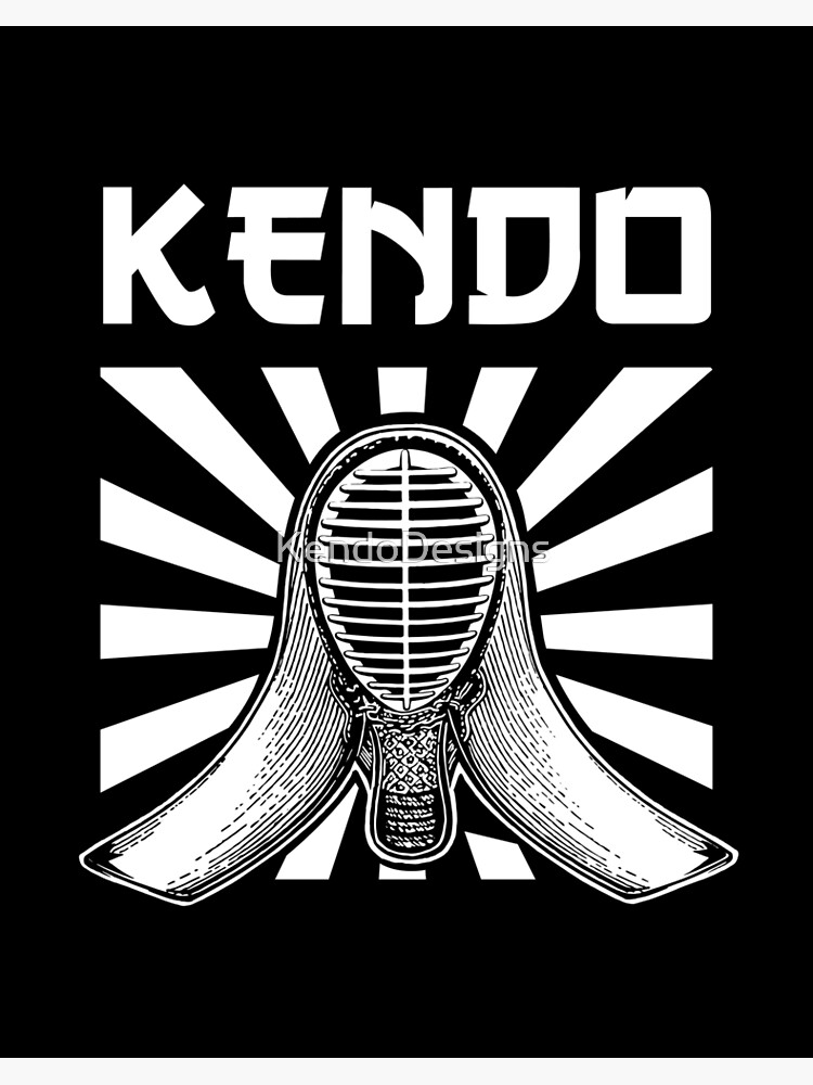 "Kendo Japanese Martial Arts" Art Board Print for Sale by KendoDesigns ...