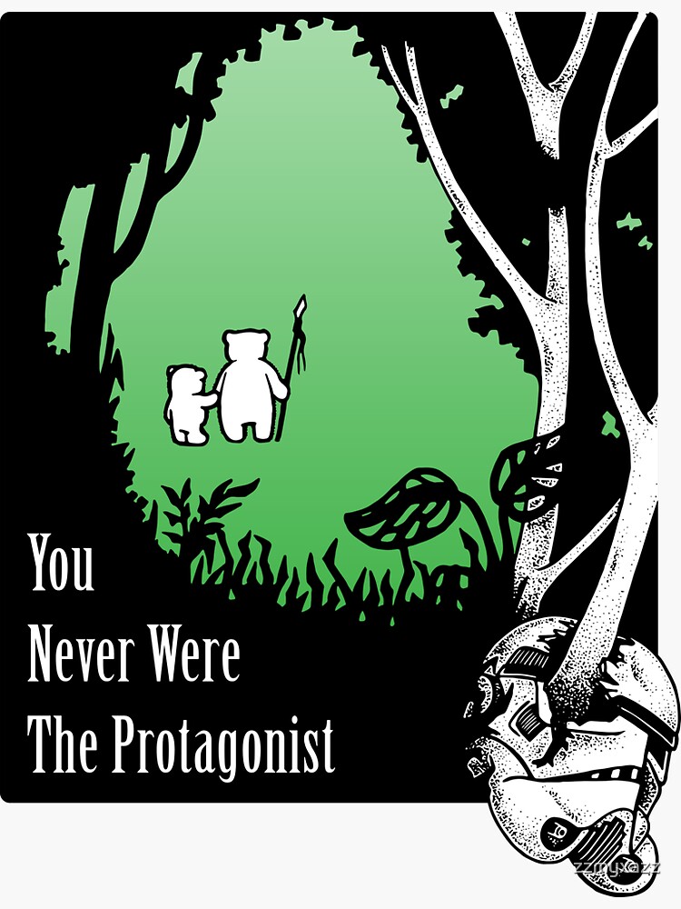 "The Protagonist" Sticker by zzmyxazz | Redbubble