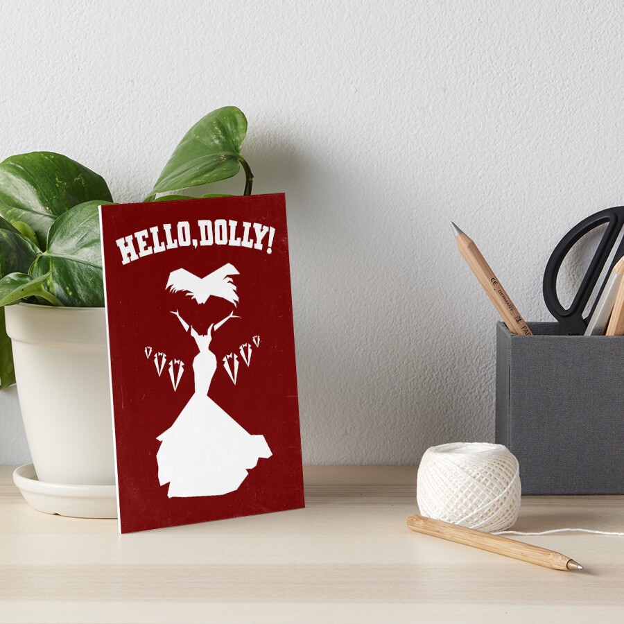 "Hello, Dolly!" Art Board Print for Sale by thecleggosaurus | Redbubble
