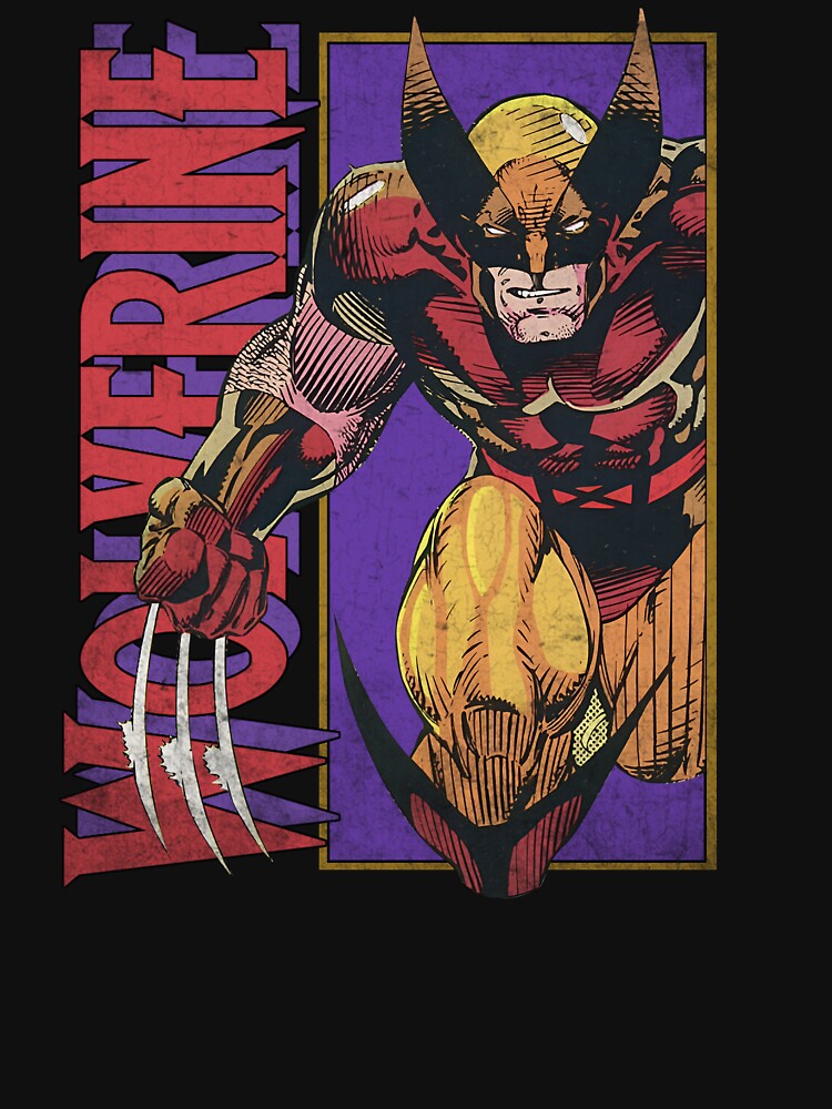 "Wolverine Panel X-Men Comics Adult" Active T-Shirt for Sale by ...