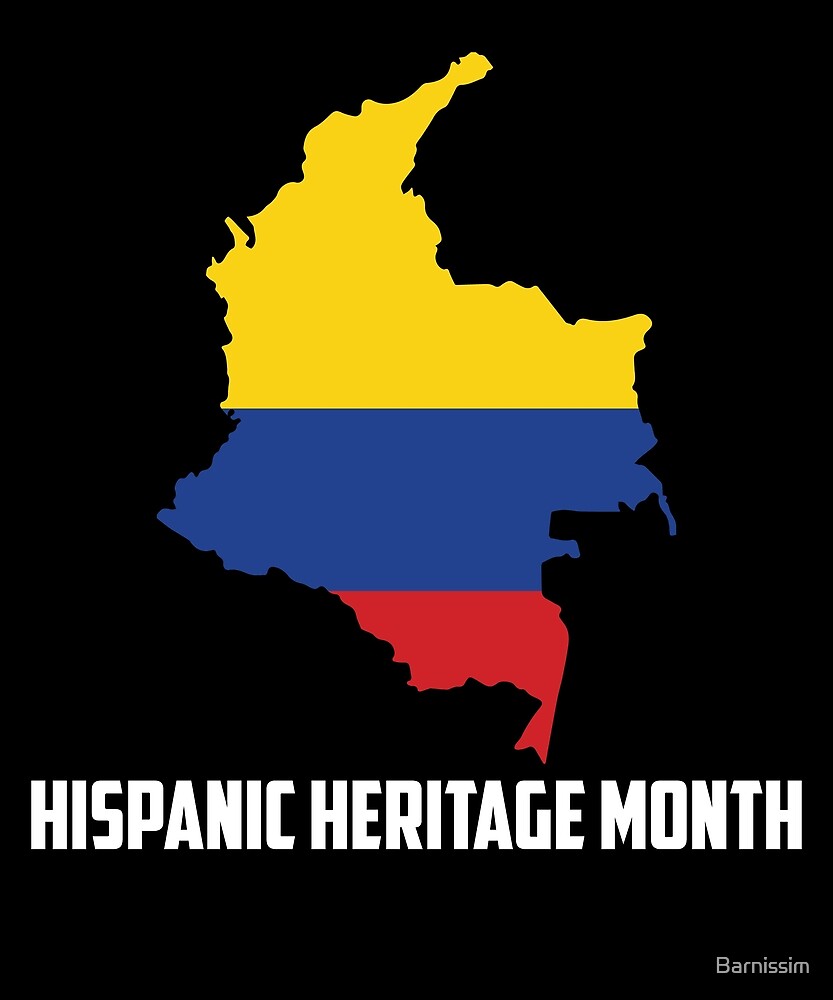 "Hispanic Heritage Month Colombia Gift" by Barnissim | Redbubble