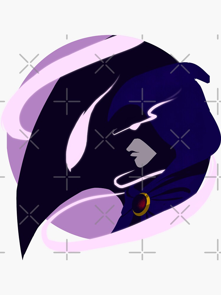 "Teen Titans Raven" Sticker for Sale by jara257 | Redbubble
