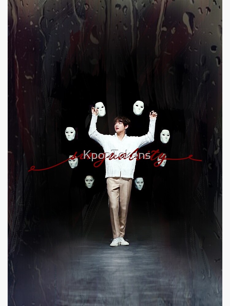 "Kim Taehyung - BTS - Singularity" Canvas Print by KpopTokens | Redbubble