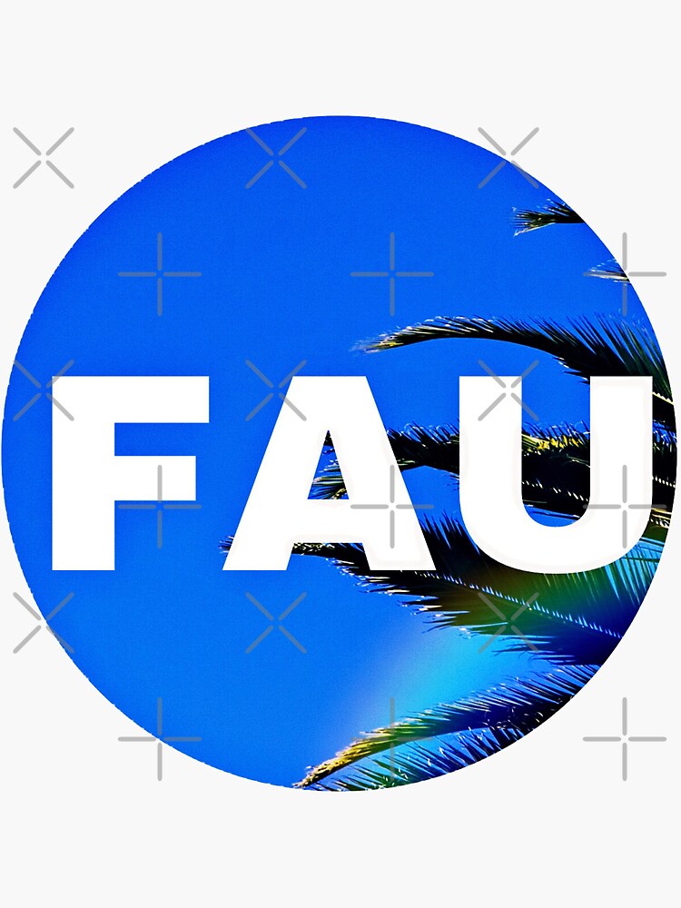 "FAU" Sticker for Sale by ElenaC | Redbubble