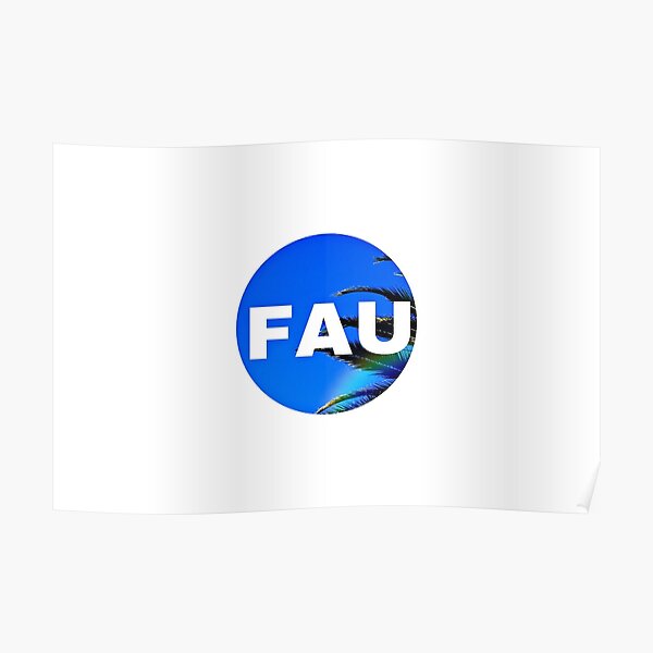 "FAU" Poster by ElenaC | Redbubble