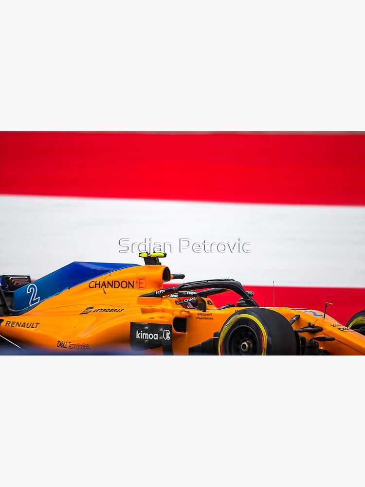 "McLaren Formula 1" Sticker for Sale by Srdjanfox | Redbubble