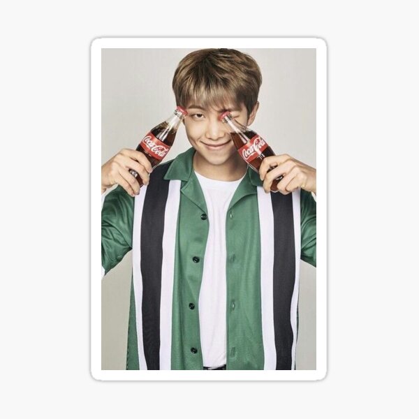 "BTS - RM Sticker" Sticker by Magalyv98 | Redbubble