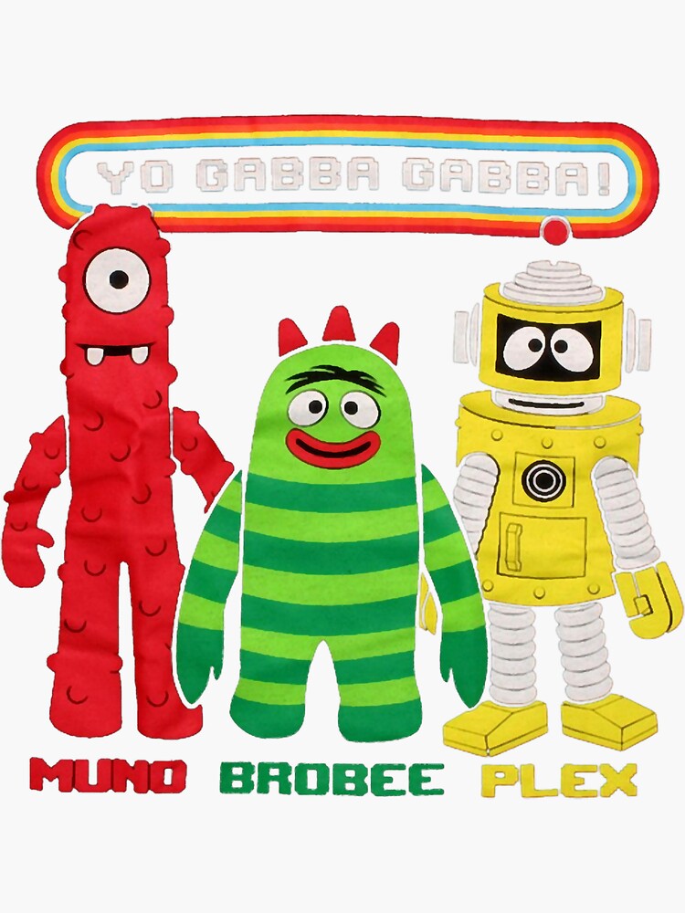 Yo Gabba Gabba Characters Clipart