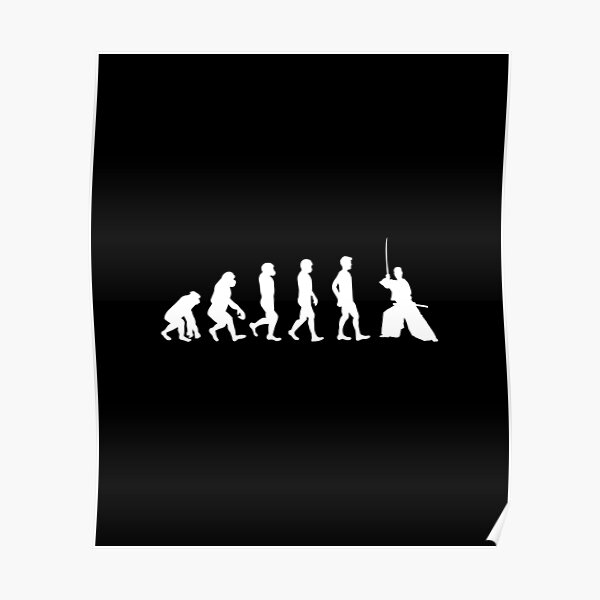 "Samurai Iaido Evolution" Poster by KendoDesigns | Redbubble