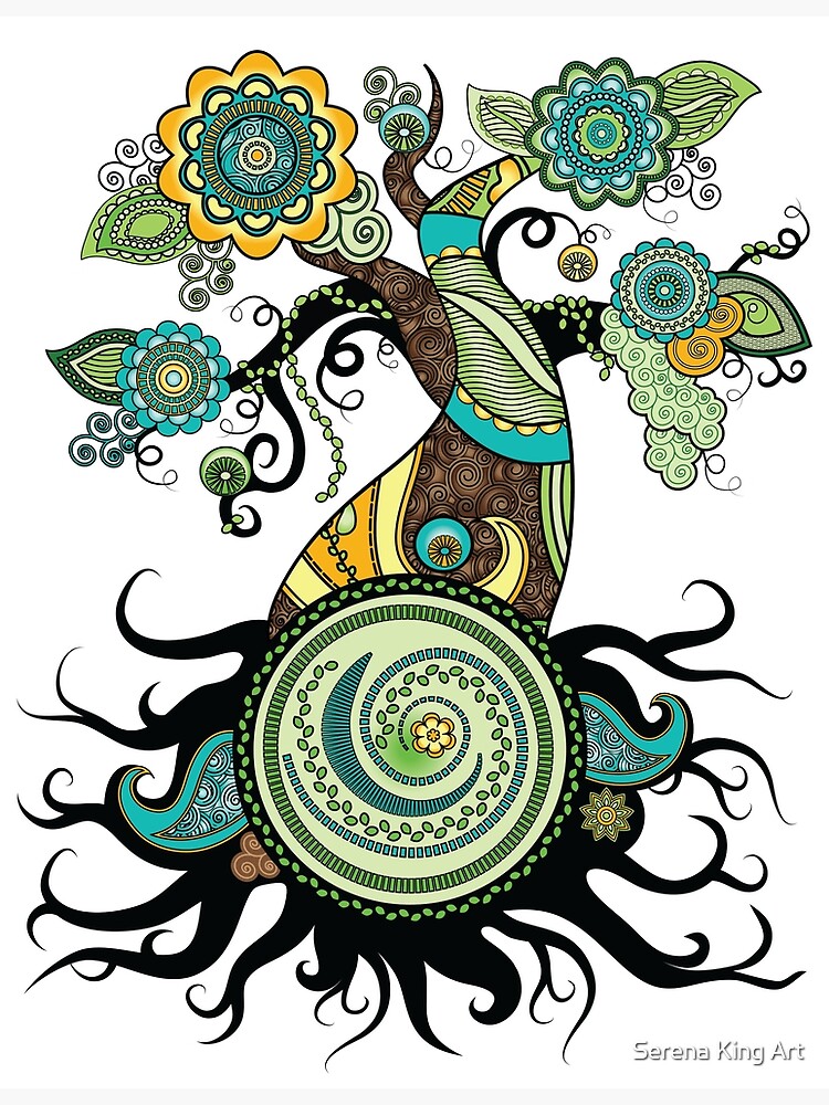 "Henna Tree" Poster by serenaking | Redbubble