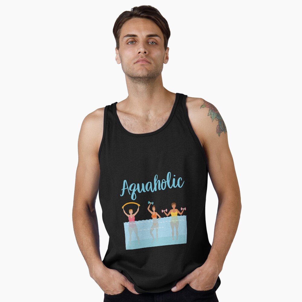 "Aquaholic Water Aerobics Waterobics" Sticker for Sale by jaygo | Redbubble
