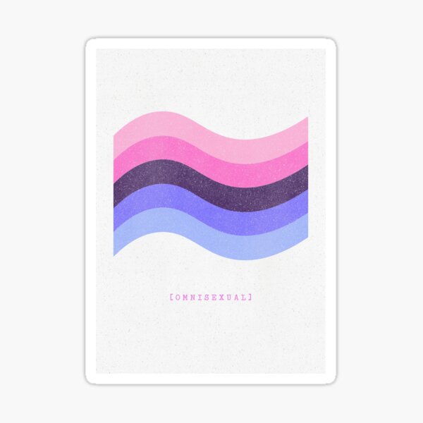 "omnisexual" Sticker by Camilia | Redbubble