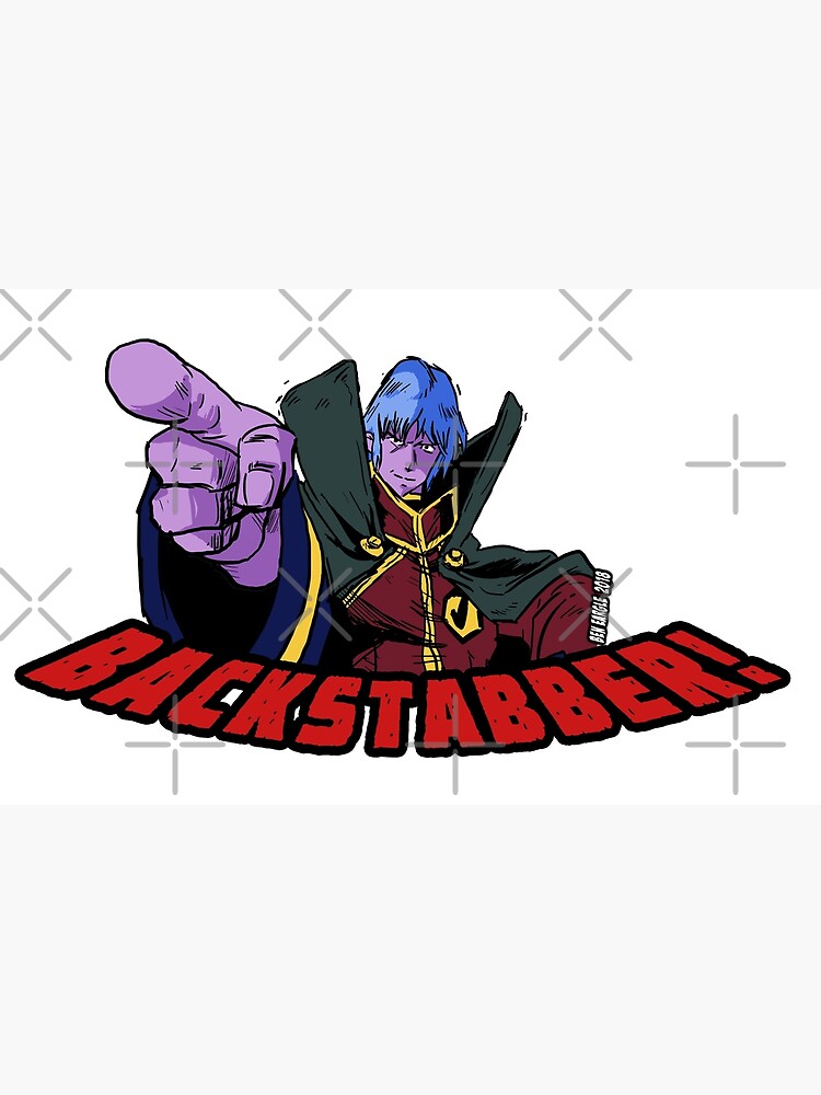 "Backstabber!" Poster for Sale by Blotched | Redbubble