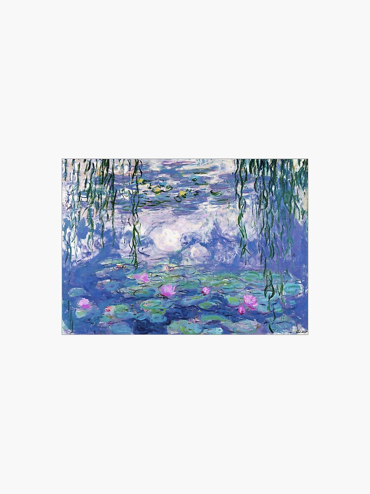 "Monet painting sticker" Sticker for Sale by sellacio | Redbubble