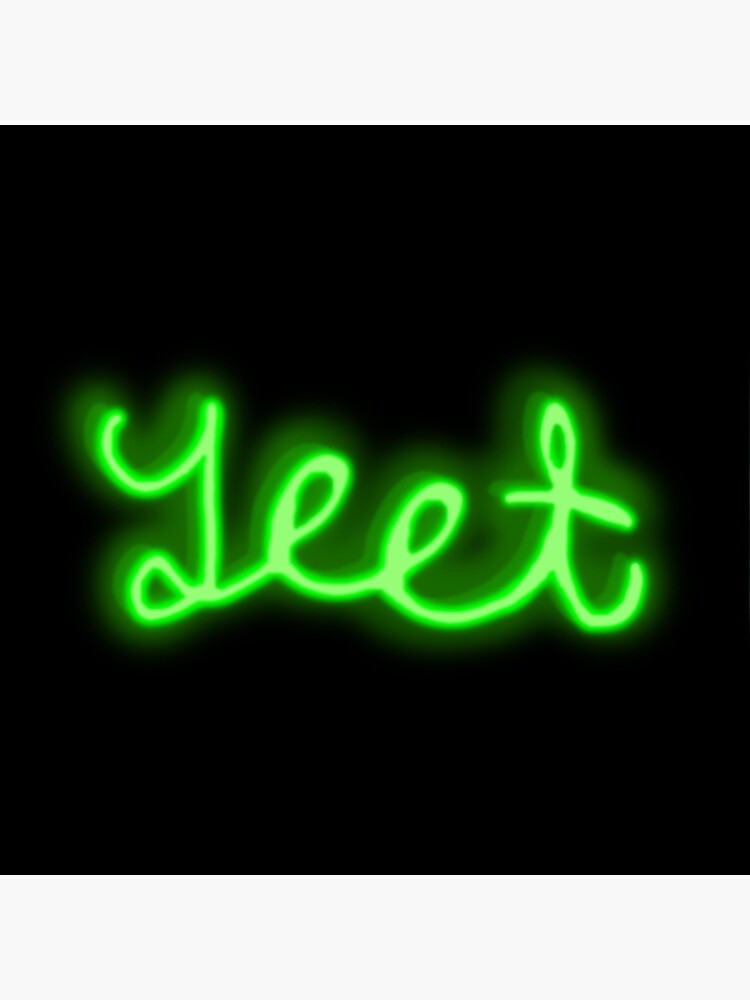 "Neon Yeet" Poster by Mr-Moustachio | Redbubble