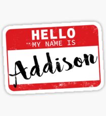 Addison Stickers | Redbubble