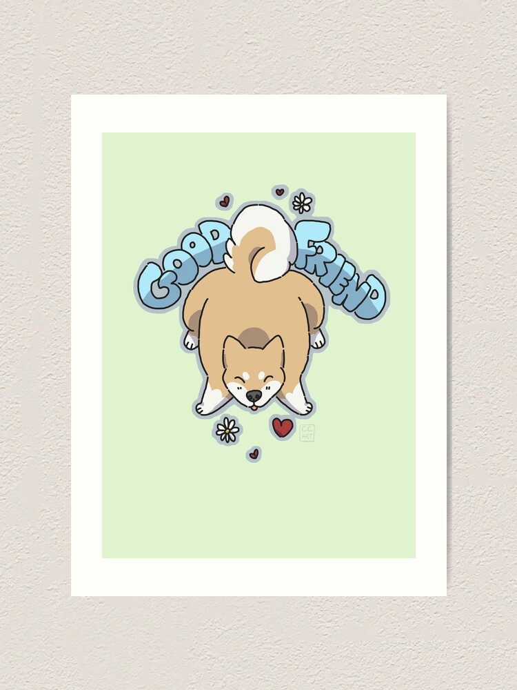 "Good Friend" Art Print by goccart | Redbubble