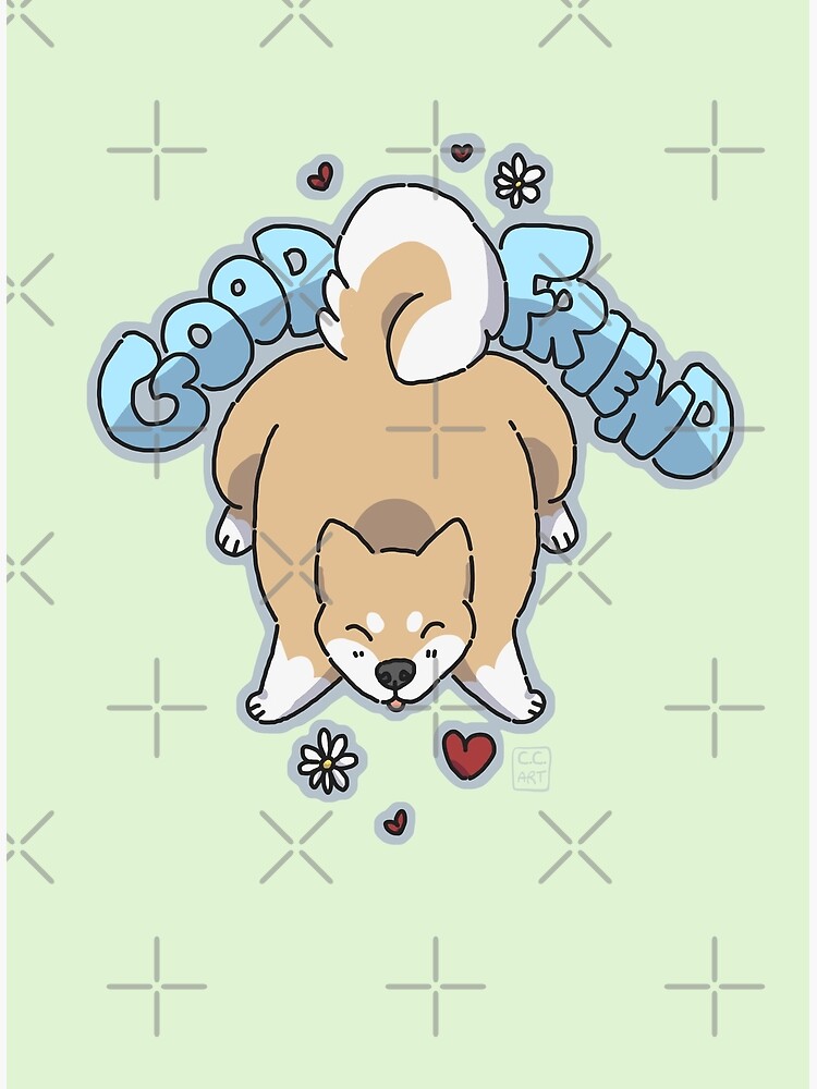 "Good Friend" Art Print by goccart | Redbubble