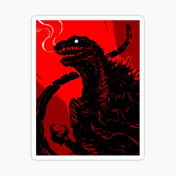 "Shin Godzilla" Sticker for Sale by ruiseblack | Redbubble