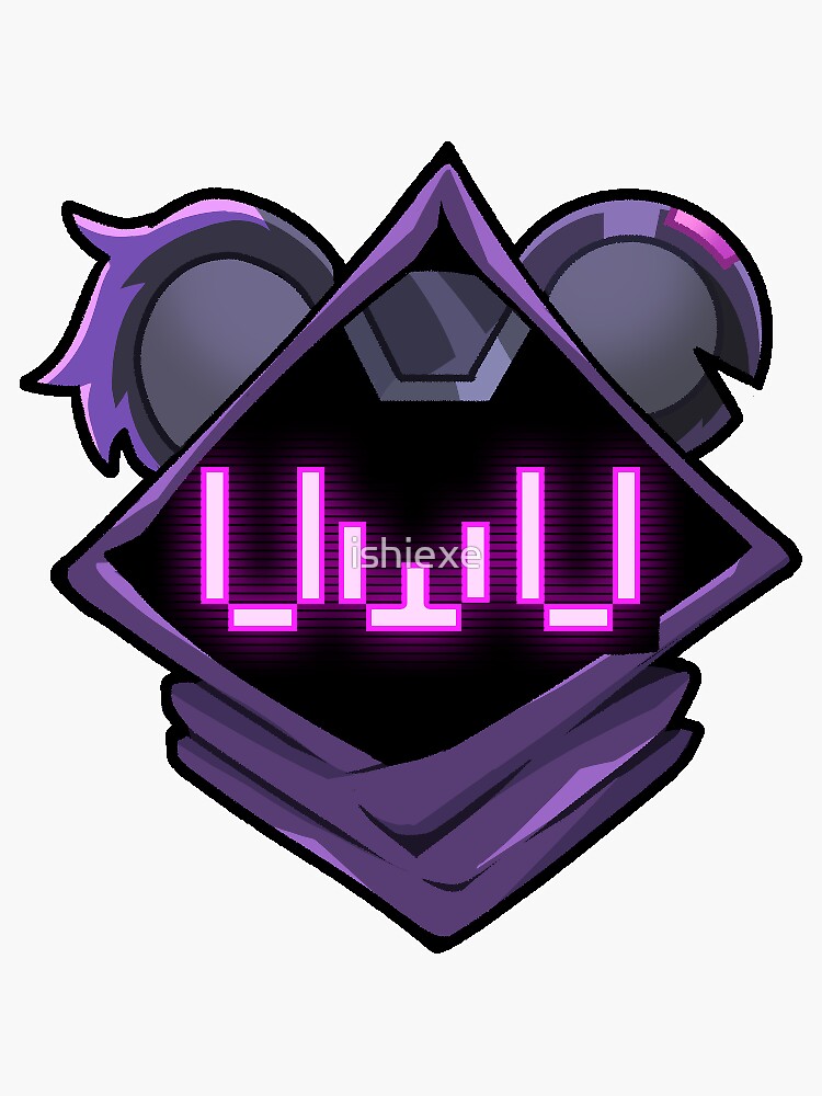 "Mecha Team Leader Bust - UwU" Sticker for Sale by ishiexe | Redbubble