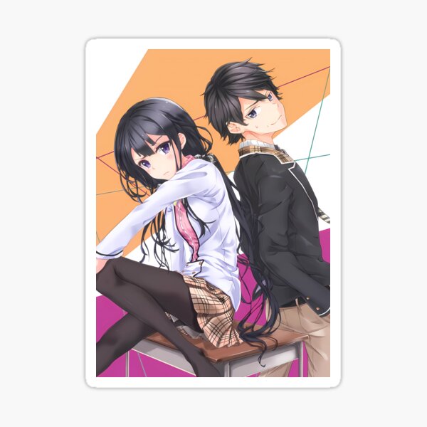 "Aki Adagaki Rival Pose Masamune kun Revenge Anime" Sticker for Sale by ...