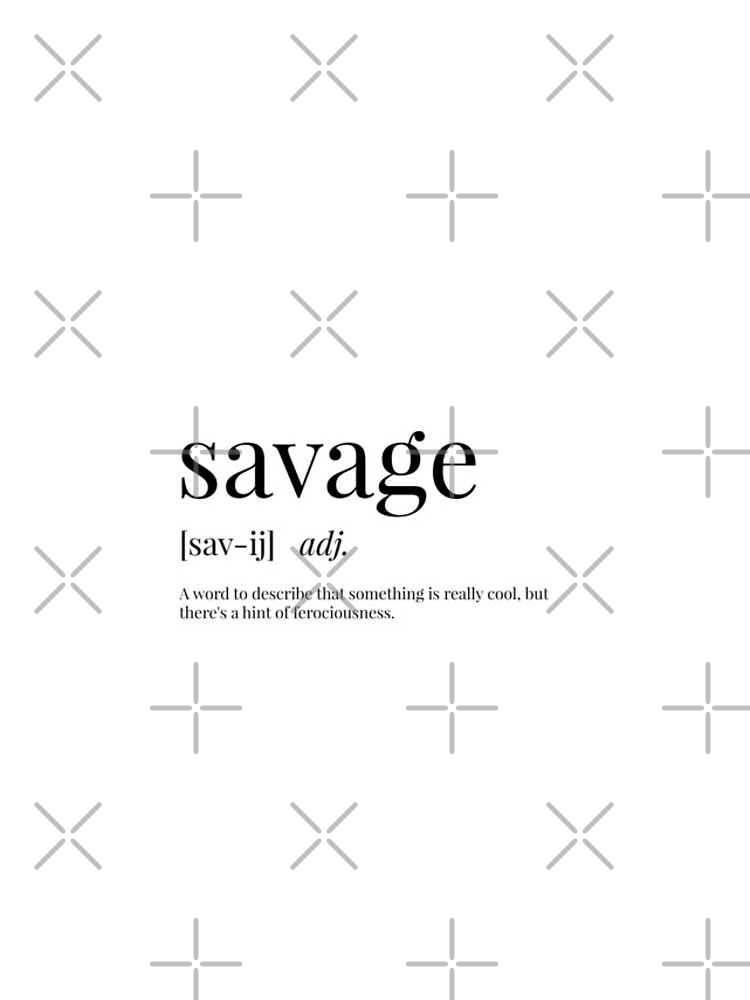 "Savage Definition" iPhone Case for Sale by definingprints | Redbubble