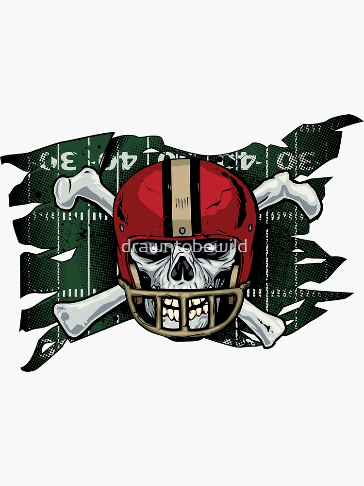 "Jolly Rotten - Football" Sticker by drawntobewild | Redbubble