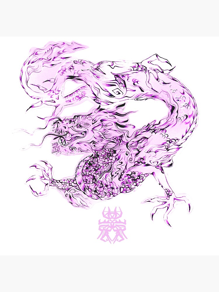 "Pink Lemonade Dragon" Poster for Sale by JeanneGisele | Redbubble