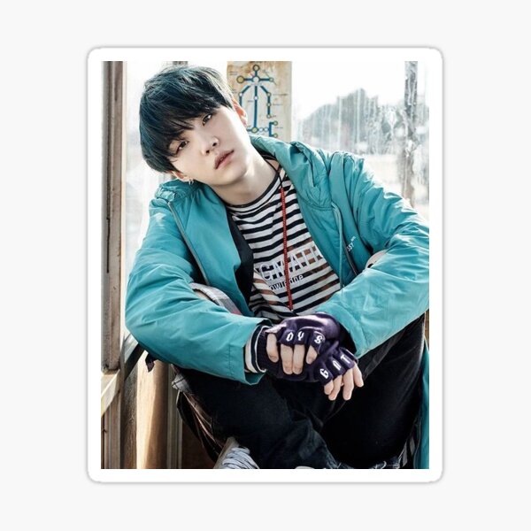 "BTS - Suga Sticker" Sticker for Sale by Magalyv98 | Redbubble
