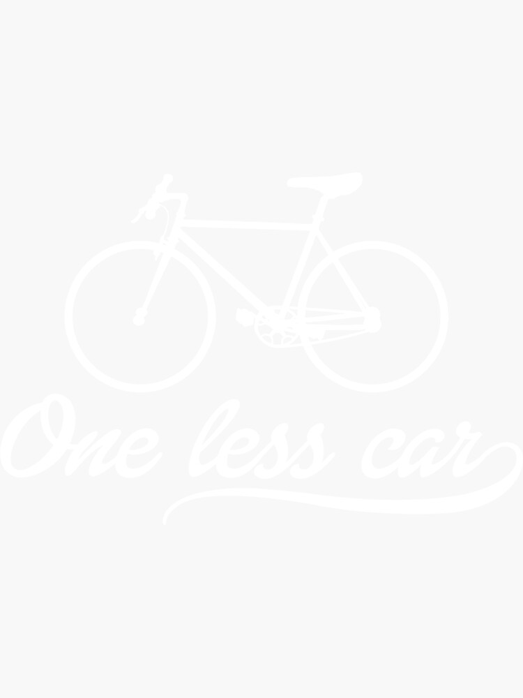 "One less car" Sticker for Sale by FULLMETALTSHIRT | Redbubble
