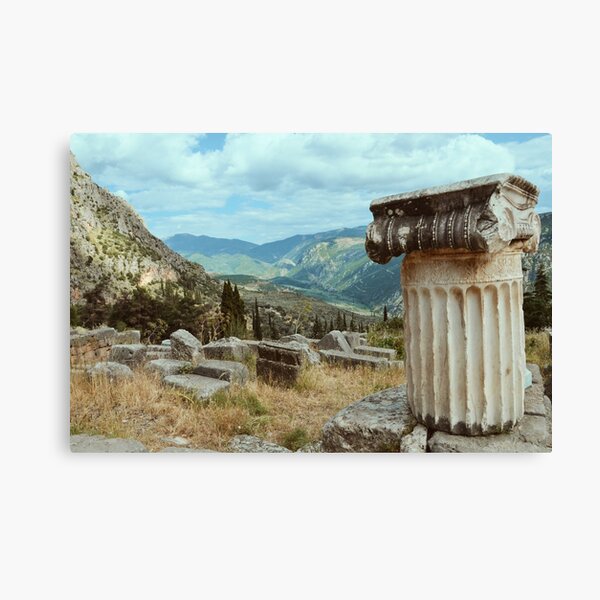 "Delphi oracle archeological site, Greece" Canvas Print for Sale by ...