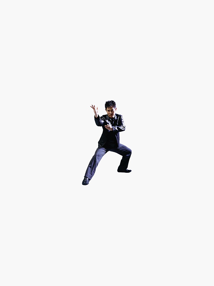 "Jet Li" Sticker for Sale by leologie | Redbubble