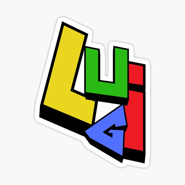 Luigi Emblem Sticker