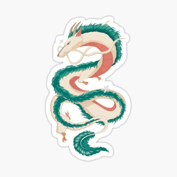 "Haku dragon – Spirited Away – Ghibli" Sticker for Sale by ...