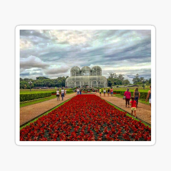 "Botanical Garden of Curitiba - South of Brazil " Sticker for Sale by ...
