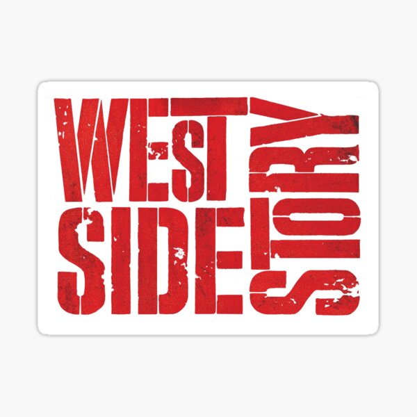 "West Side Story Logo" Sticker for Sale by colethesch | Redbubble