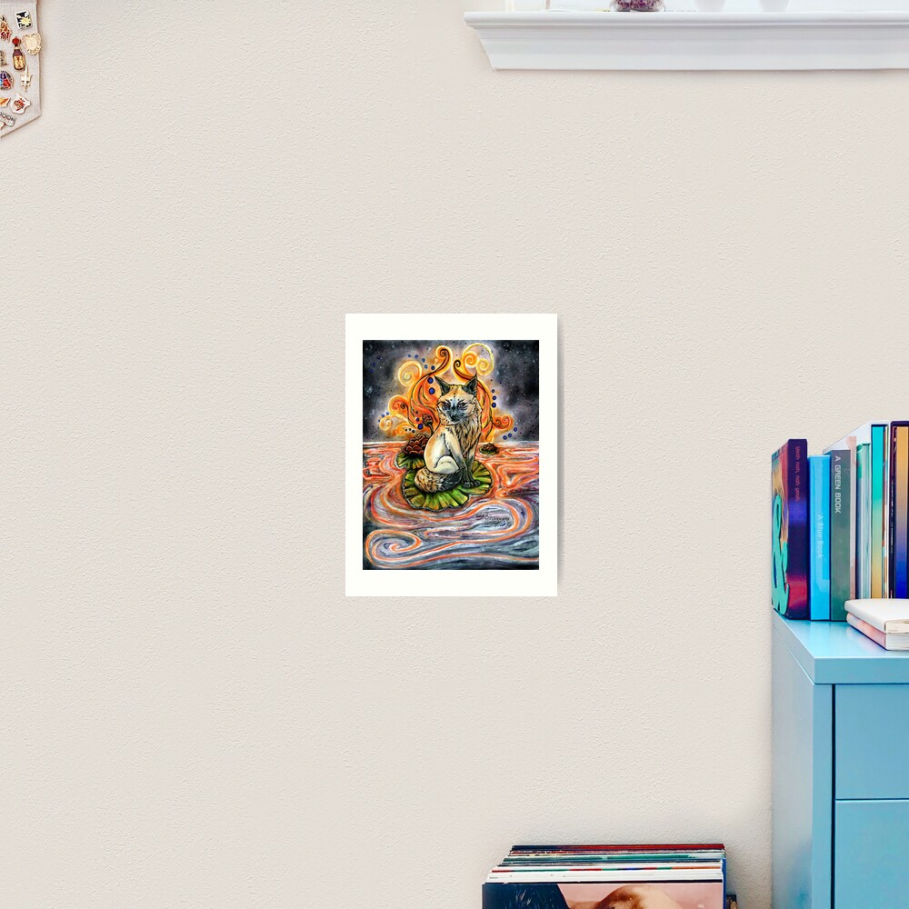 "Lily Kitsune" Art Print for Sale by Knyghtshade | Redbubble