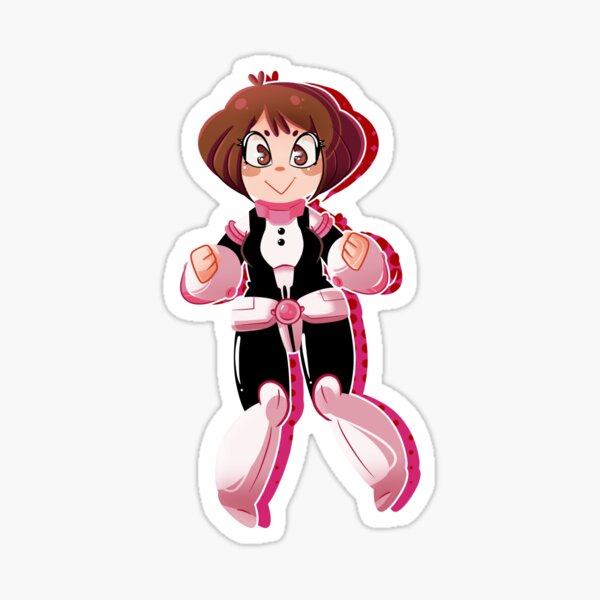 "Ochaco Uraraka" Sticker by scribblekisses | Redbubble