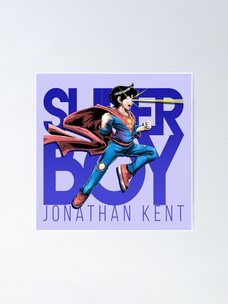Poster « Superboy - Jonathan Kent », par rowellcruzart | Redbubble