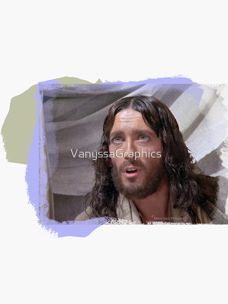"Jesus Of Nazareth 3 (by ACCI)" Sticker for Sale by VanyssaGraphics ...