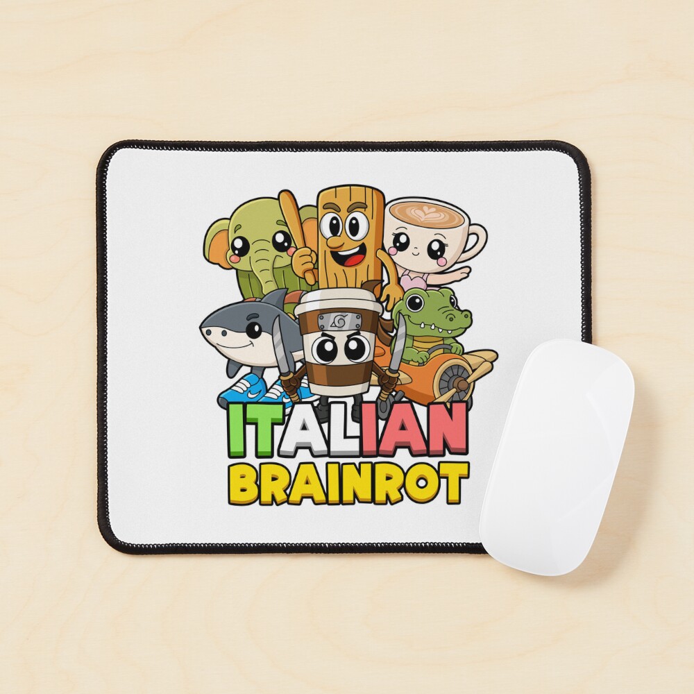 "Italian Brainrot Cute Characters" Sticker for Sale by Darcekar | Redbubble