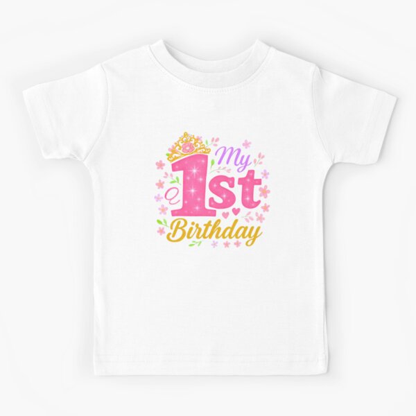 1st Birthday Oaklee Kids T-Shirts for Sale | Redbubble