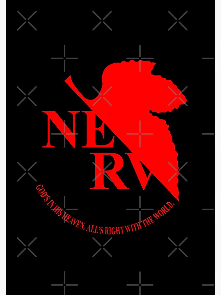 "Neon Genesis Evangelion NERV Logo" Spiral Notebook for Sale by ...
