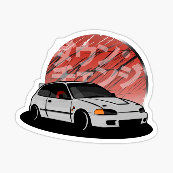 Civic Eg Stickers | Redbubble