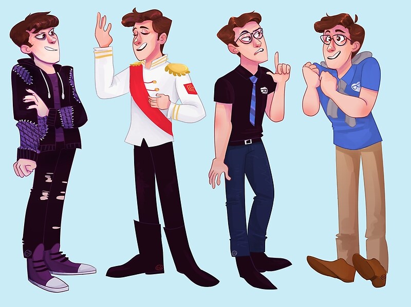 "Sanders Sides" by colorfulunknown | Redbubble