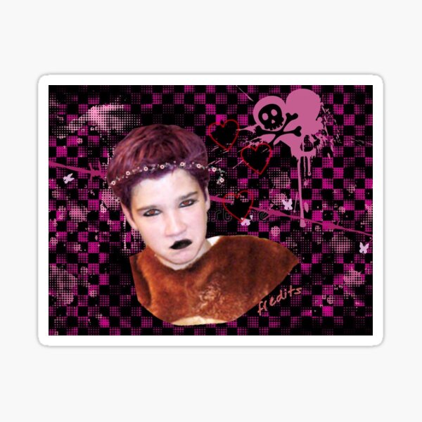 "emo freddie" Sticker for Sale by fredits | Redbubble