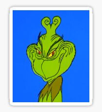 Grinch Face: Stickers | Redbubble